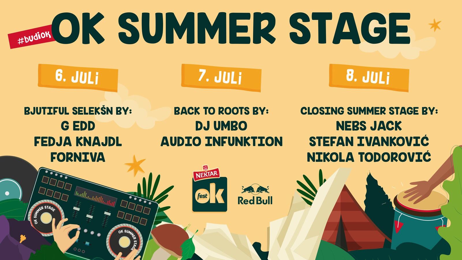 OK SUMMER STAGE Novo osvježenje na Nektar OK Festu - Opcija