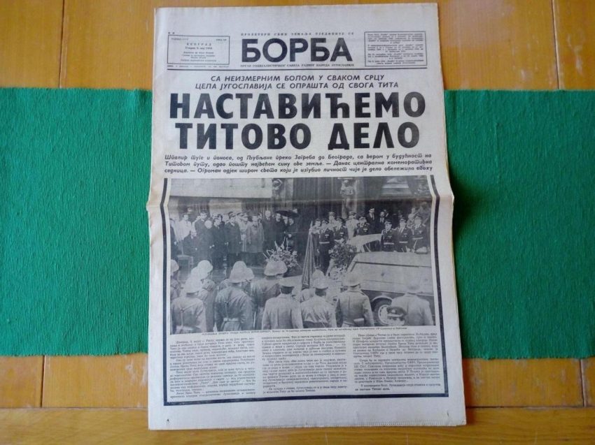 OBILJEŽILI 98. ROĐENDAN: “Borba” ponovo počinje da izlazi, umjesto ...